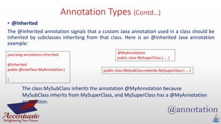 Java annotations | PPSX