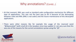 Java annotations | PPSX