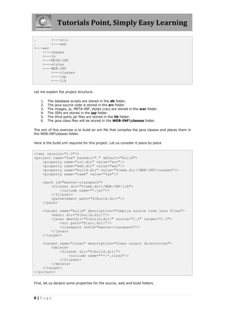 Java ant tutorial | PDF