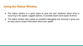 Java applet | PPTX