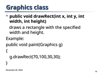 Introduction to Java Applet and Life cycle of an Applet | PPT