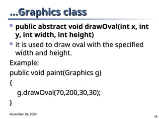 Introduction to Java Applet and Life cycle of an Applet | PPT