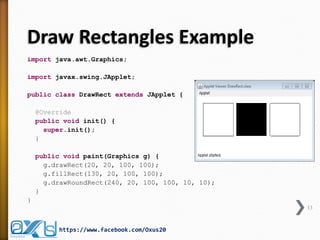 Java Applet and Graphics | PPT