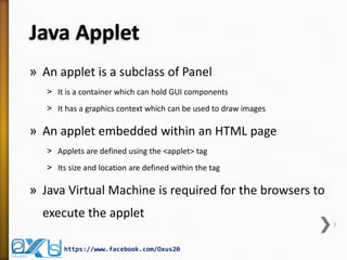 Java Applet and Graphics | PPT