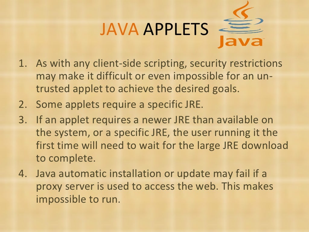 Java Applets 