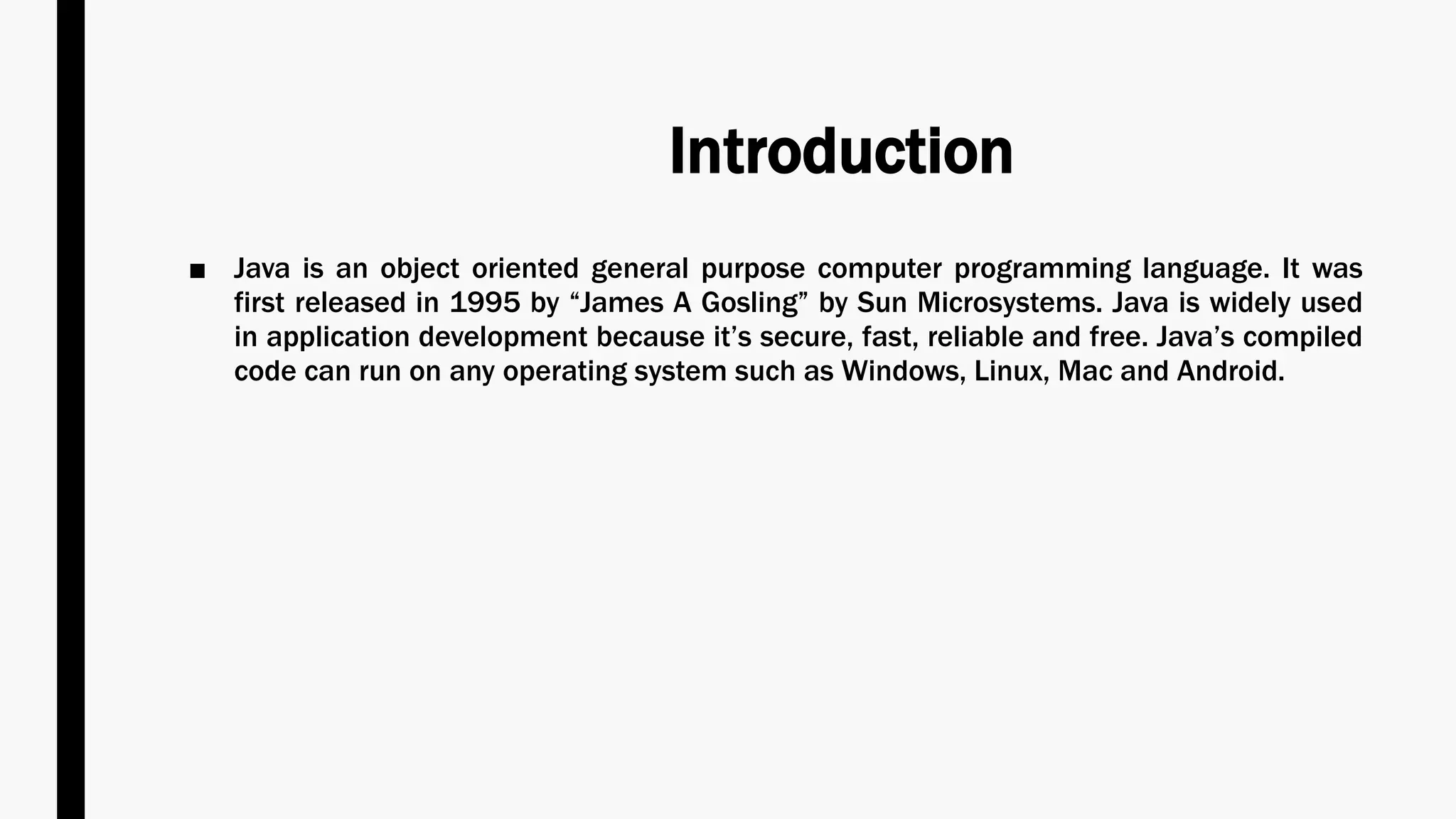 Java Application Development Solutions Ppt 