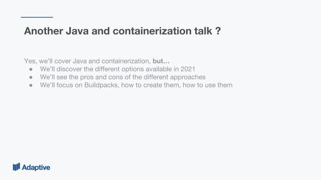 Java applications containerized and deployed | PPT Java applications containerized and deployed | PPT