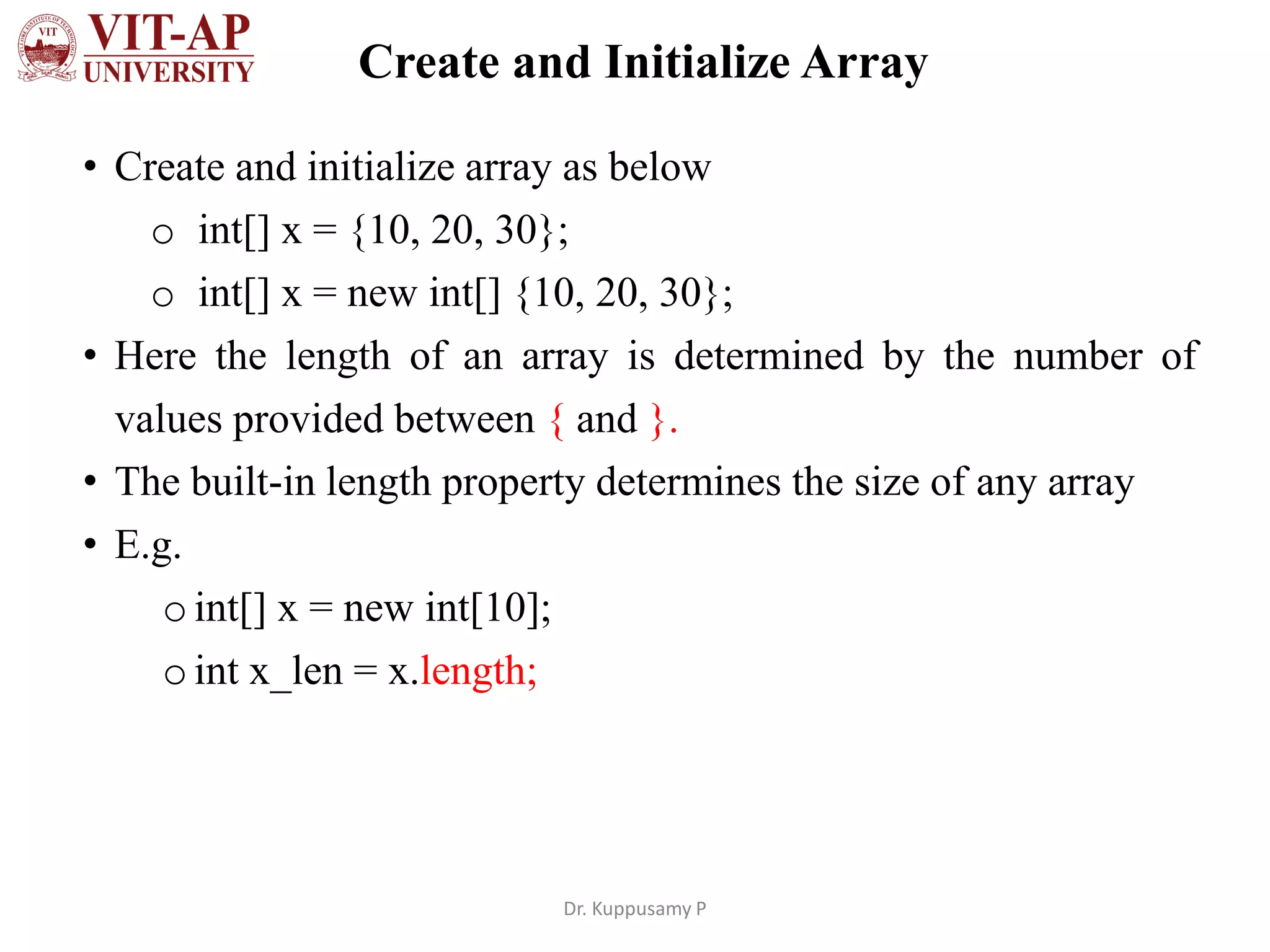 Java arrays | PDF
