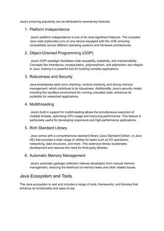 Ignite Your Coding Passion: Java Training in Chandigarh Unveils Limitless Possibilities! | PDF