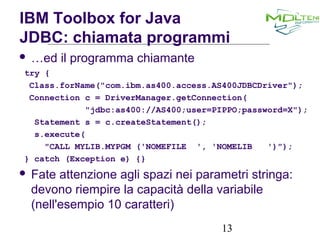 Java per as400 | PPT