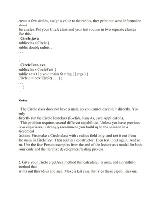 Java assgnmt2. | PDF