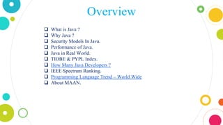 How java is better than other languages according to history and uses ...