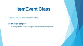 Java Abstract Window Toolkit (AWT) Presentation. 2024 | PPT
