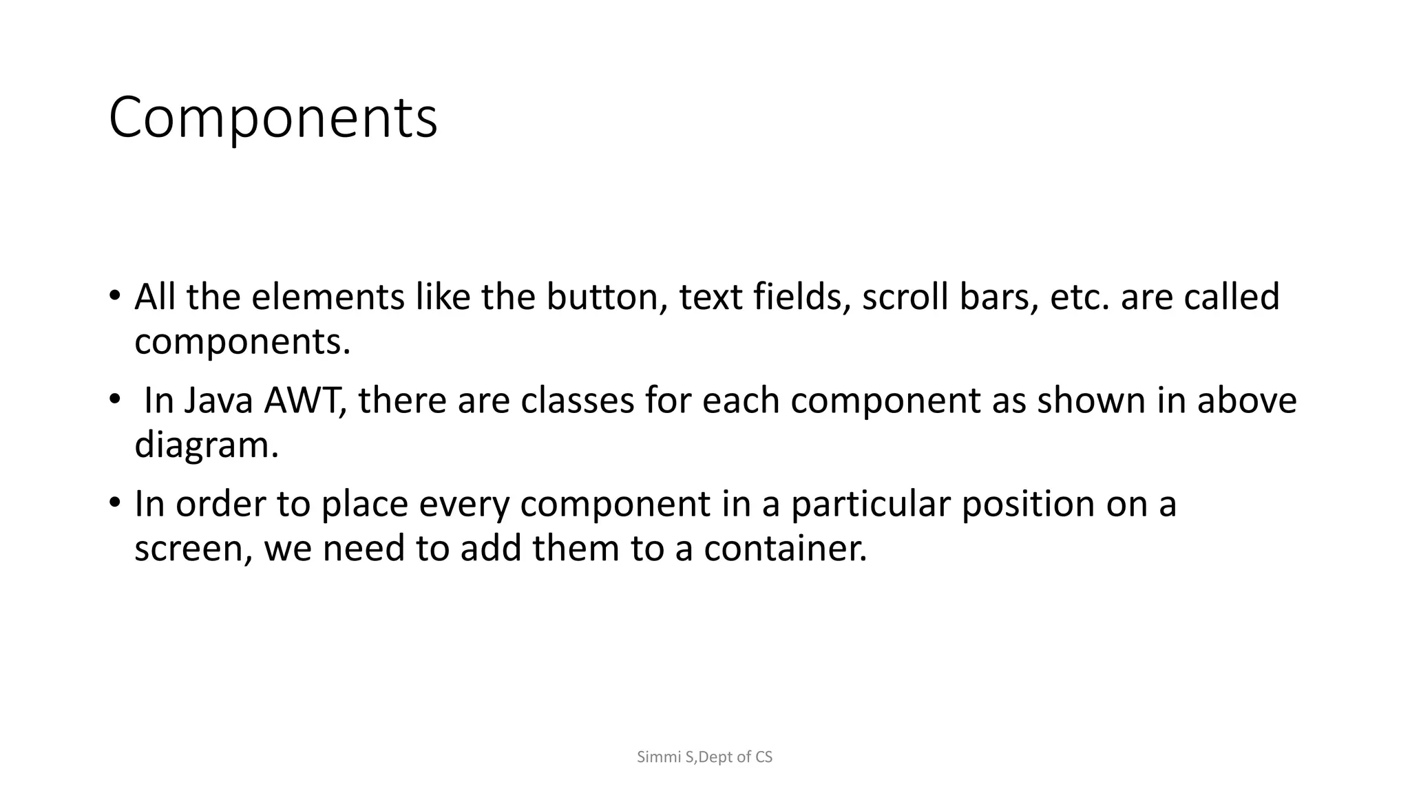 The Concept Of Abstract Window Took Kit In Java Ppt