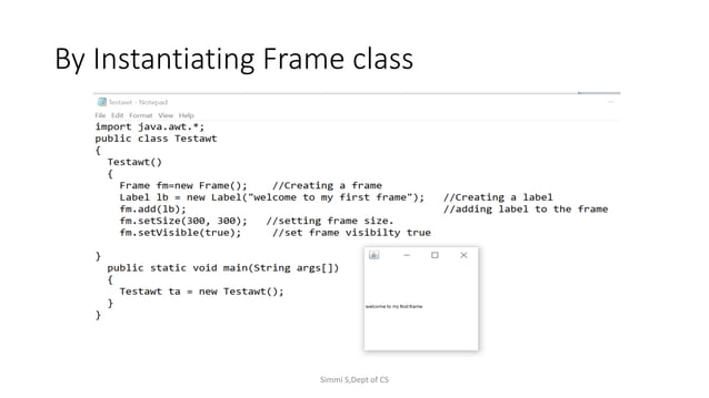 The Concept of Abstract Window Took Kit In Java | PPT