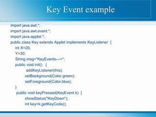 JAVA AWT | PPTX