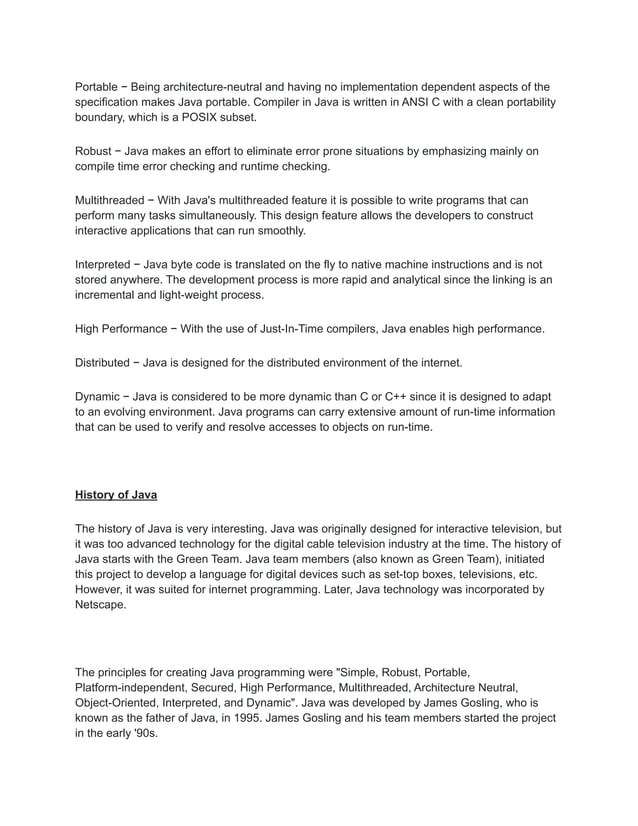 Java Basic.pdf | Programming Languages | Computing