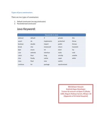 Java basic concept | PDF
