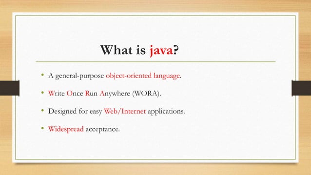 Java basics at Lara Technologies | PPTX