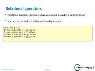 Session 06 - Java Basics | PPT