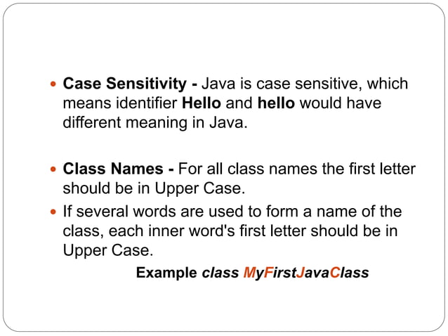 Java basics | PPT