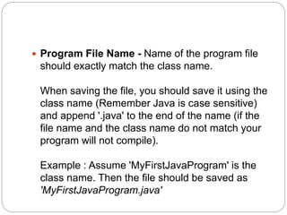 Java basics | PPT