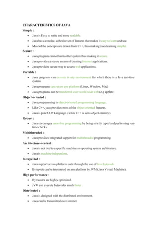 java basics.pptx | Programming Languages | Computing