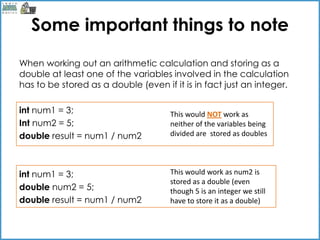 Java basics variables | PPTX