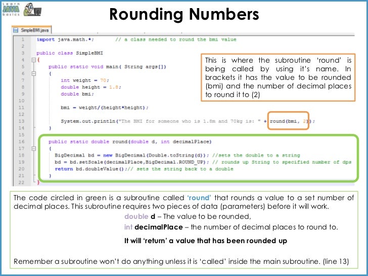 Java Basics Variables Java Basics Variables