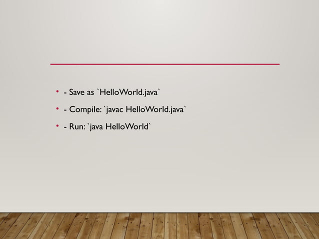Java_Basics_Module1.pptx introduction to java | PPT