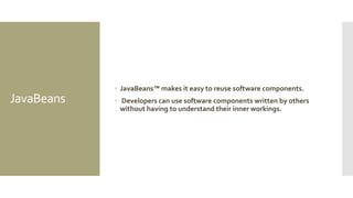 Java bean | PPT
