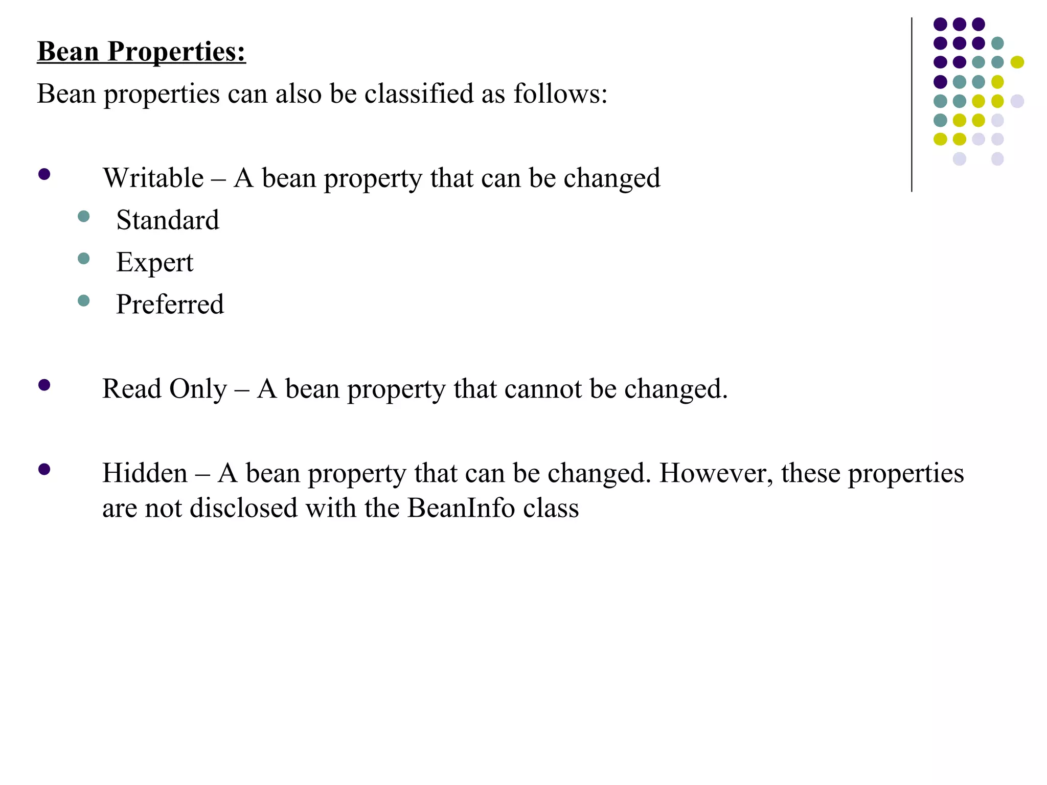 Java beans | PPT