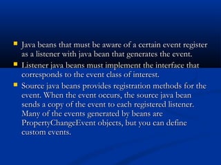 introduction of Java beans | PPT