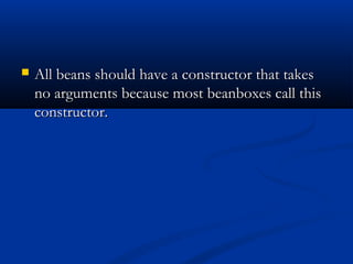 introduction of Java beans | PPT