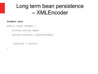 Java beans | PPTX