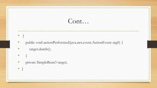 Java Beans Unit 4(part 2) | PPTX