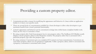 Java Beans Unit 4(part 2) | PPTX