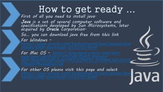 How to install Java and how to set the path | PPT