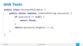 Java best practices | PDF | Web Development | Internet