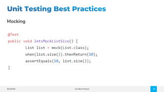 Java best practices | PDF | Web Development | Internet