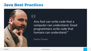Java best practices | PDF | Web Development | Internet
