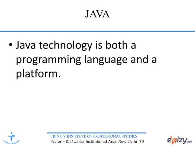 JAVA PROGRAMMING- OOP Concept | PPT