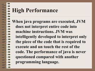 Java buzzwords | PPT