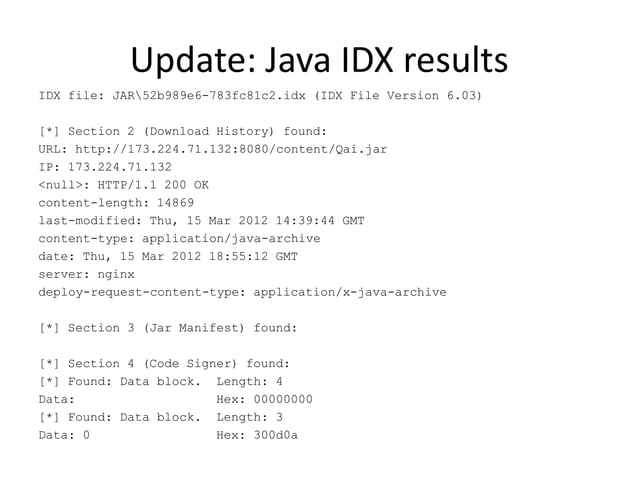 Java bytecode Malware Analysis | PPT