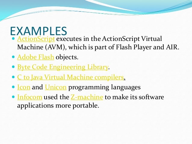 Java byte code & virtual machine