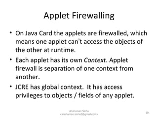 Technical Overview of Java Card | PPT