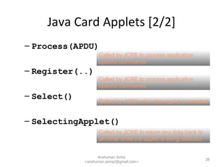 Technical Overview of Java Card | PPT
