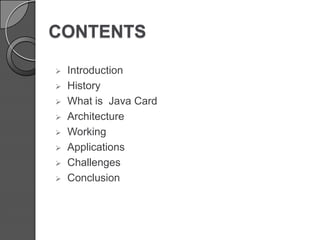 Java card | PPTX