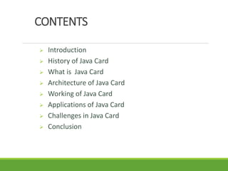Javacard | PPTX