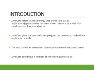 Javacard | PPTX
